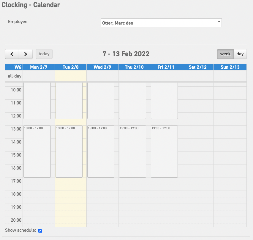 Register hours via the Leavedays Calendar – Leavedays Support